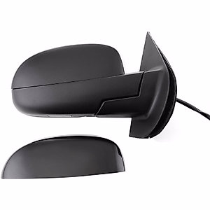 Kool Vue Power Heated Mirrors for Chevrolet Silverado 1500 GMC Sierra 1500 2007-2013 Power Fold With Signal Light & Puddle Lamp; Without Blind Spot, Memory & Auto-Dimming with 2 Caps Pair New Body