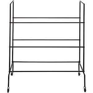 Trademark Innovations Basketball Storage Cart Rack for Balls