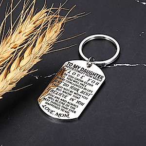 Inspirational Birthday Back to School Gifts Keychain for Women Teenage Girls Daughter Gifts from Mom Stocking Stuffers for Teens Her Adult Women Christmas Birthday Coming of Age Gradation Wedding Gift