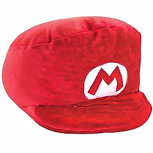 Club Mocchi- Mocchi- Nintendo Super Mario Plush - Mario Hat Plushie - Collectible Squishy Plushies - 15 Inch
