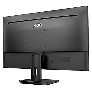 AOC 27E1H 27" Full HD 1920x1080 Monitor, IPS Panel, 5ms, FlickerFree, HDMI/VGA, VESA Compatible, EnergyStar