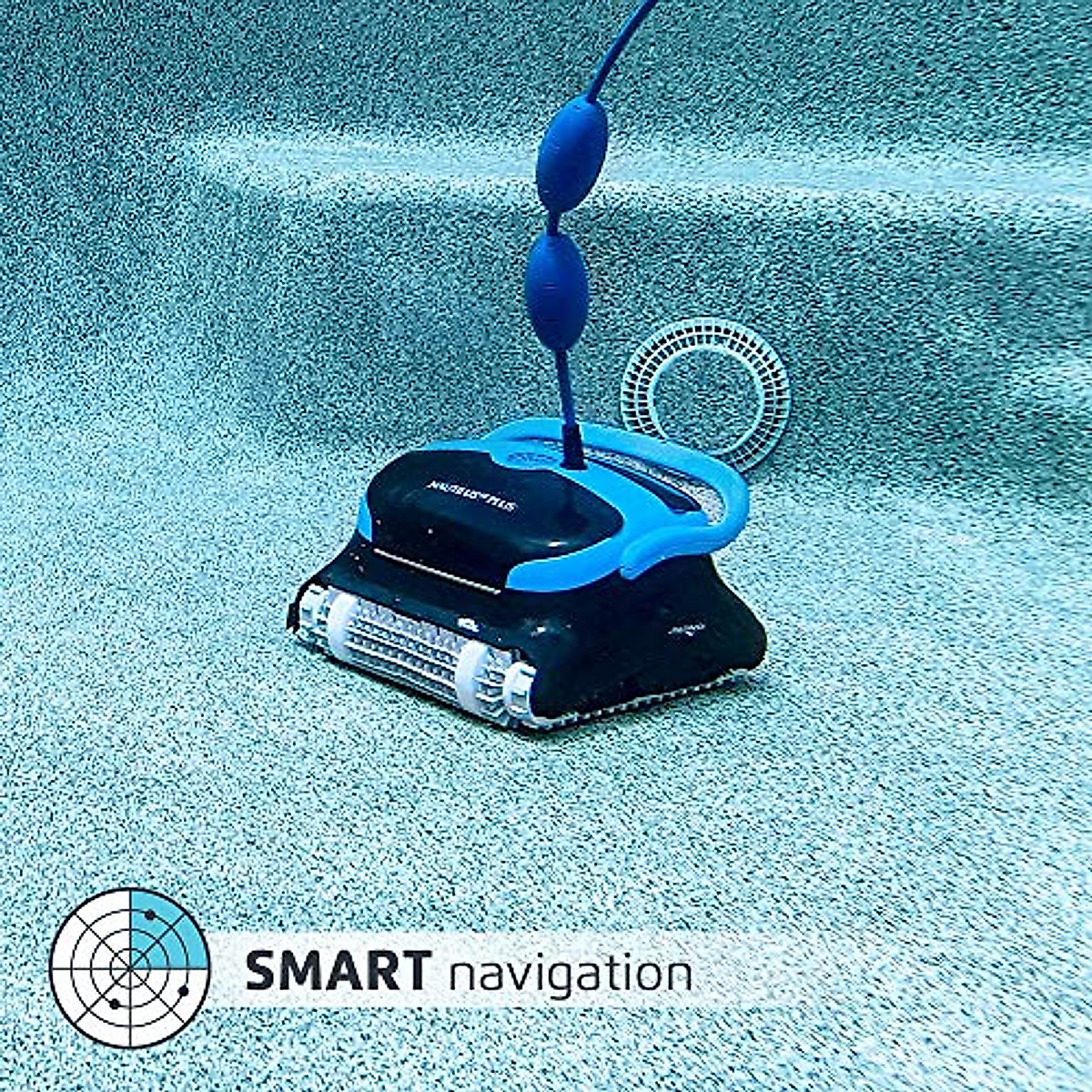 Dolphin Nautilus CC Plus Robotic Pool Vacuum Cleaner with Universal Caddy and Classic Caddy Cover, Ideal for In-Ground Swimming Pools up to 50 Feet…