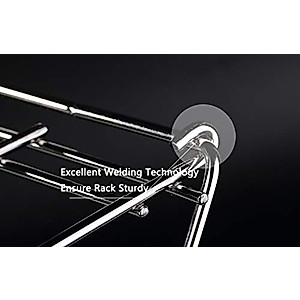 Z Fingertip Guest Towel Holder Free-Standing Bathroom Vanities Countertops, Foldable Stainless Steel Towel Rack to Store and Dry Small Towels