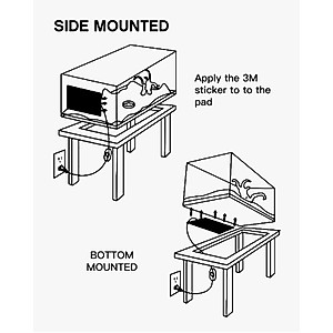 Reptile Heat Pad - Reptile Heating Pad Under Tank Heater for 10-20gal Tank, Terrarium Heat Mat Reptile Tank Accessories for Gecko/Bearded Dragon/Snake/Lizard/Frog/Spider/Plant Box,6 x 8in