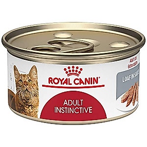 Royal Canin Feline Health Nutrition Adult Instinctive Loaf In Sauce Canned Cat Food, 3 oz, Case of 24