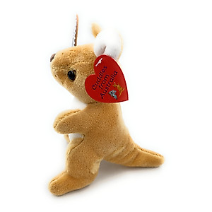Aeisage Kangaroo 5'' Plush Toy with Boomerang, Super Soft Australian Souvenir Gift for Kids