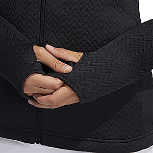 adidas Golf Textured Layer Jacket, Black, Small