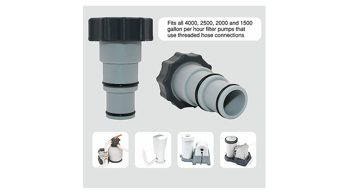YMHYJY Hose Adapter for Intex Pools - 1.5" to 1.25" Conversion