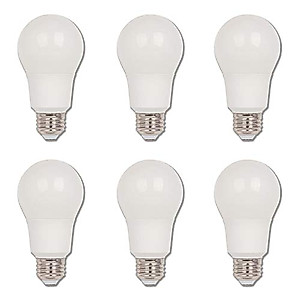Westinghouse 5133100 9 Watt LED Bulbs (60 Watt Equivalent) Omni A19, Bright White, ENERGY STAR, Dimmable LED Bulbs, E26 Medium Base, 6-pack