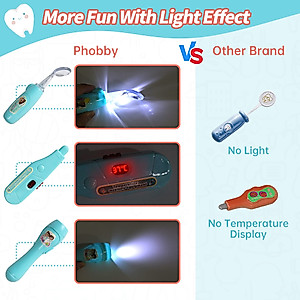 Phobby Durable Doctor Kit for Kids, 27 Pcs Deluxe Pretend Play Medical Kit Toy with Real Stethoscope, Doctor Toys for Toddlers Boys Girls Aged 3 4 5 6 7 8