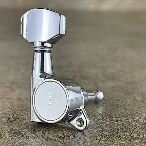 Gotoh Schaller-style Knob Chrome Tuners (6-in-a-line)