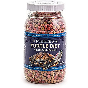 Fluker's Aquatic Turtle Formula Turtle Diet Dry Food 8oz - Includes Attached DBDPet Pro-Tip Guide