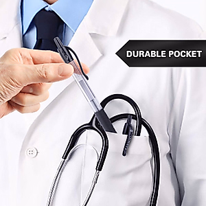 TANMIT Black Gel Pens, Retractable Roll Ball Gel Pen, 30 Black Pens Fine Point With Comfortable Grips for Smooth Writing