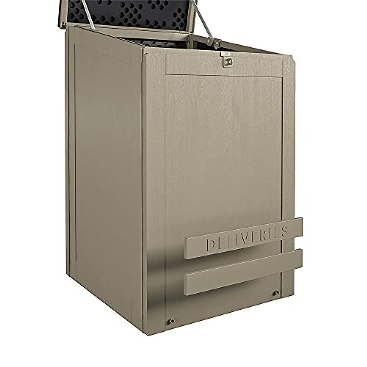 Cosco Outdoor LIving BoxGuard®, Large Lockable Package Delivery and Storage Box, 6.3 cubic feet, Tan