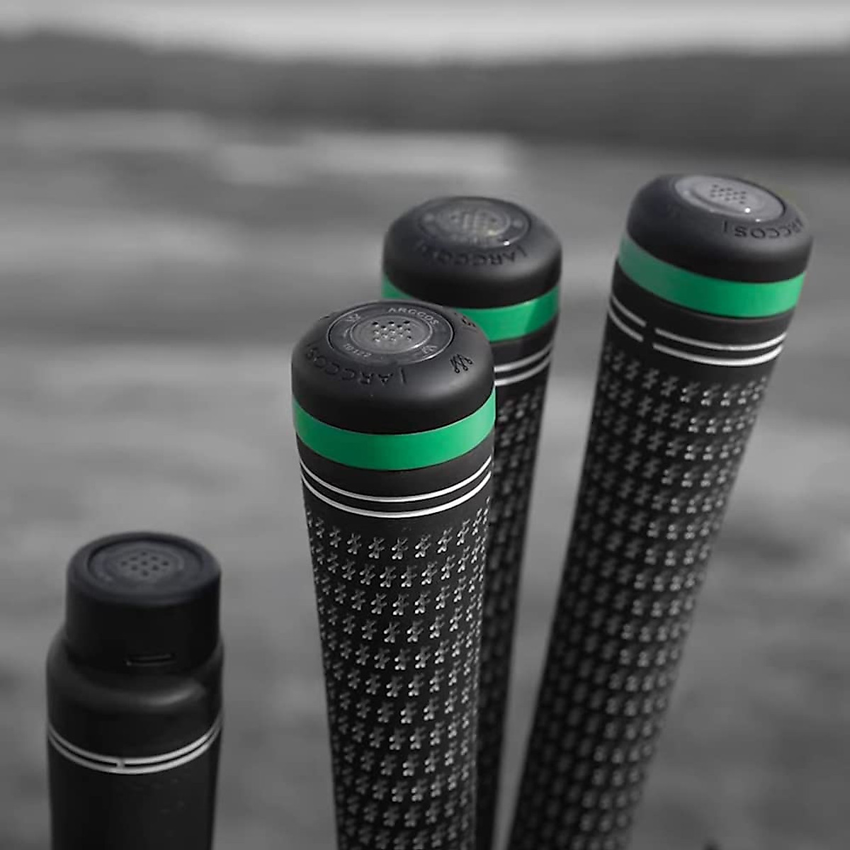 Arccos Smart Sensors (3rd Gen) Bundle - Set of 14 Golf Shot Tracker System, A.I. GPS Rangefinder, On-Course Swing Analyzer - Includes PlayBetter Portable Charger