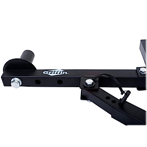 Premium PA Speakers Wall Mount Brackets By GRIFFIN | Set Of 2 All Steel Pro-Audio Speaker 35mm Pole Holder | Securing Locking Pin & 3 Horizontal Level Tilt Adjustments | On Stage Studio Monitor Stands