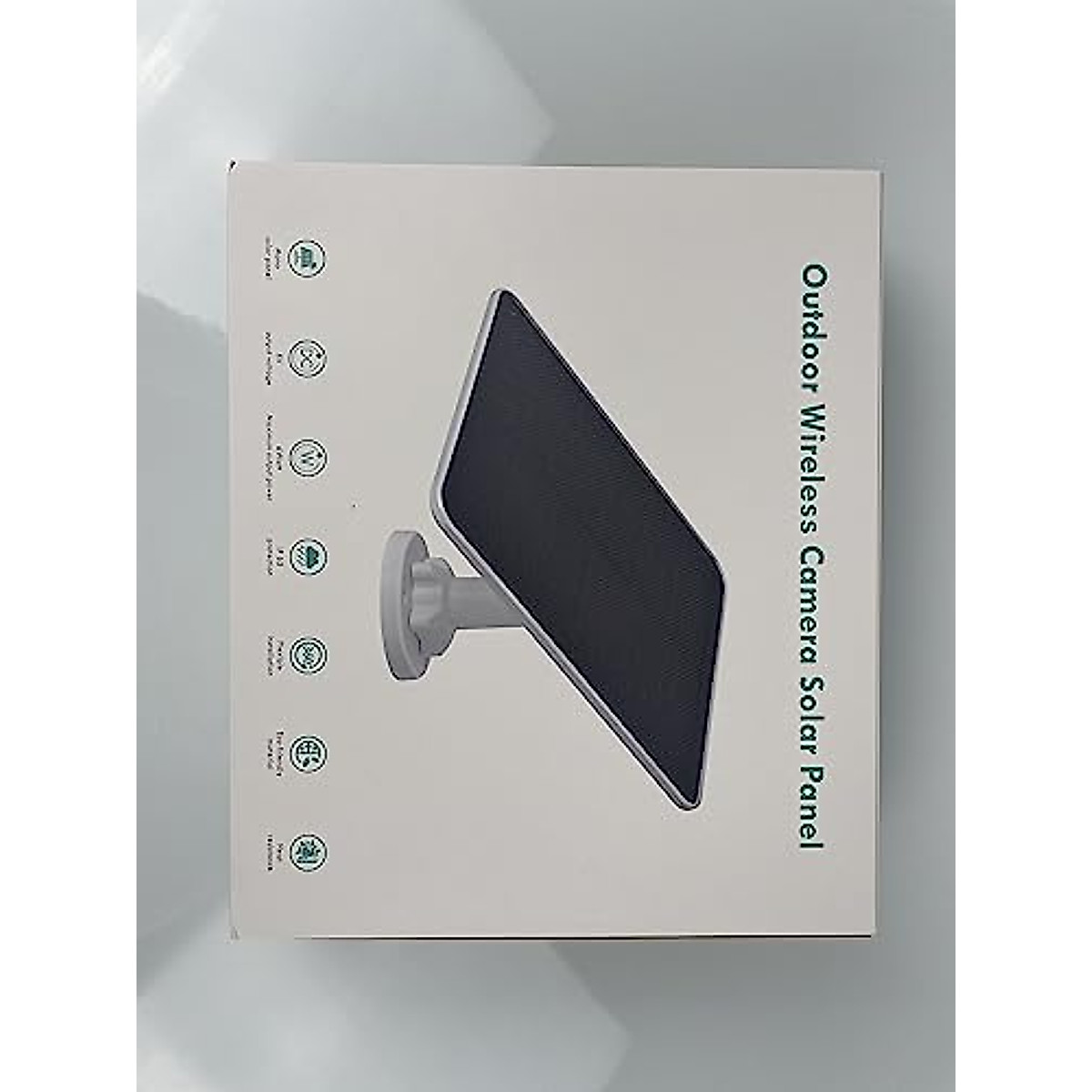 Solar Panel for Ring Doorbell, 6W Solar Panel Compatible with Ring Video Doorbell 2, Video Doorbell 3, Video Doorbell 3+, Video Doorbell 4 and Video Doorbell Plus