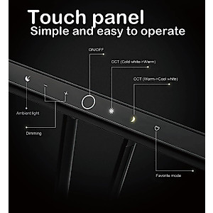 AETEE Piano Lights for Upright Grand Digital Professional Led Piano Lamp Eye-Care 5 Levels Color Temperatures 5 Levels Dimming Aluminum Body with Steady Base Home