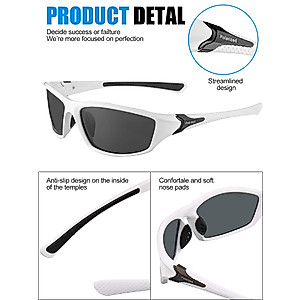 Treela 18 Pairs Polarized Sport Sunglasses for Men Bulk Multipack Fit over Sunglasses Wrap Around Sun Glasses for Women Men Summer Cycling Running Fishing Driving Sunglasses