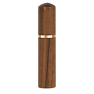 Generic Portable Sewing Needle Box,Wood Needles Container,Pocket Tooth Pick Dispenser Needle Case Needle Storager,Wooden Toothpick Holder(No Pattern,Brown) Creative