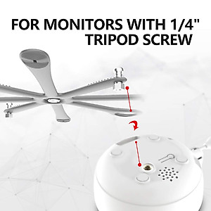 CHILLAX Universal Baby Monitor Mount - Adjustable Small Baby Camera Mount - Baby Monitor Holder Compatible with Motorola, Infant Optics DXR 8