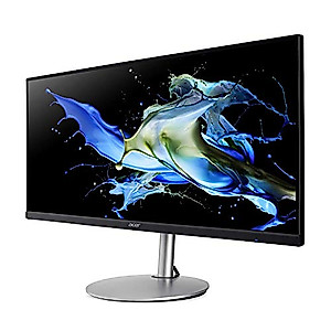 Acer CB342CK smiiphzx 34" UltraWide QHD (3440 x 1440) IPS Zero Frame Monitor with AMD Radeon FREESYNC Technology, 1ms VRB, 75Hz Refresh, Silver (Windows Only) (Renewed)