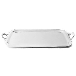 Personalized Fine Serving Tray- Handcrafted Service, Silver Tray, Tray for Whiskey Decanter, Candle Sticks, Vanity Set, Perfume Tray, and Serving Appetizer Plates