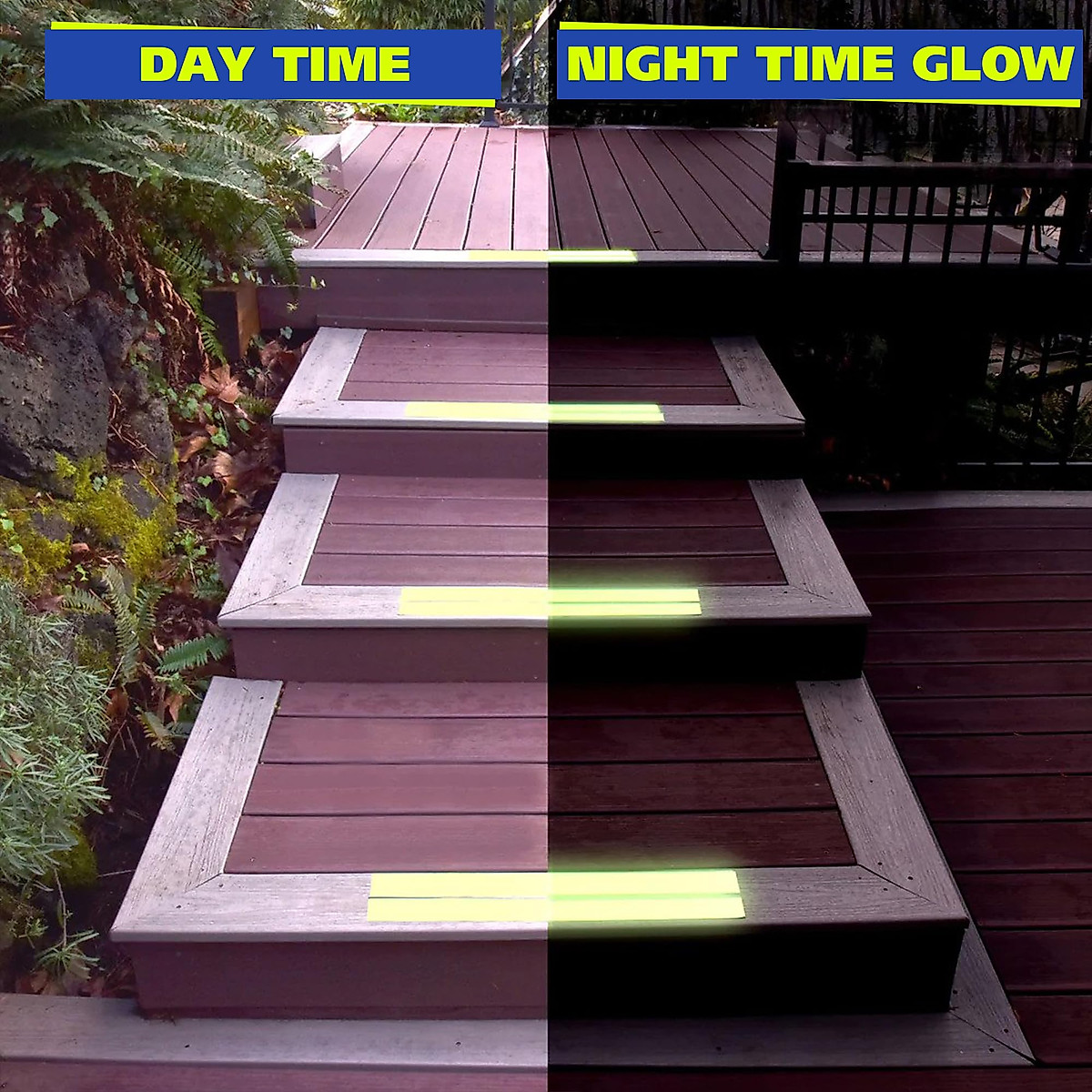 Anti Slip Tape | Glow in The Dark | Non-Slip Safety Friction Tape | Waterproof Outdoor | Home, Commercial & Industrial Use, Stair Tread, Ladders | Clear Grip Tape | 2 in x 30 Ft