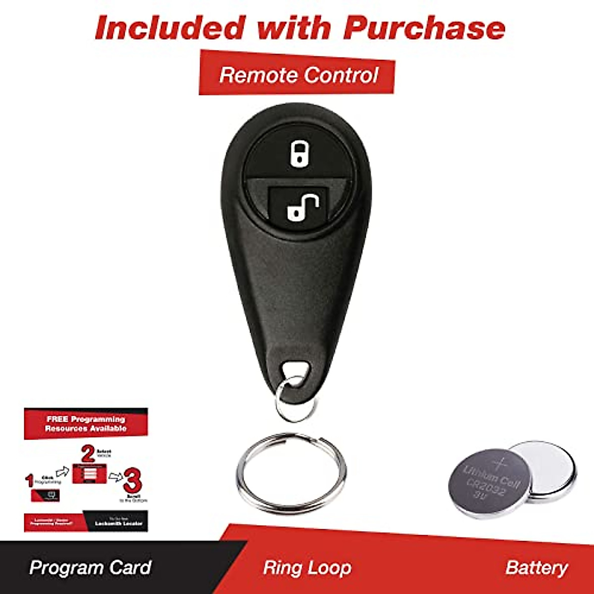 KeylessOption Keyless Entry Remote Control Car Key Fob Replacement for NHVWB1U711