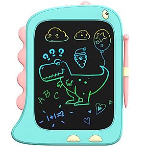 ORSEN LCD Writing Tablet Toys, 8.5 Inch Doodle Board Gifts for Kids, Toddlers Dinosaur Drawing Pad or Board Christmas Birthday Gifts, Drawing Tablets for Boys Girls 2 3 4 5 6 7 Years Old-Blue