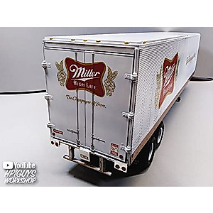 AMT Fruehauf 40' Semi Trailer (Miller Beer) 1:25 Scale Model Kit