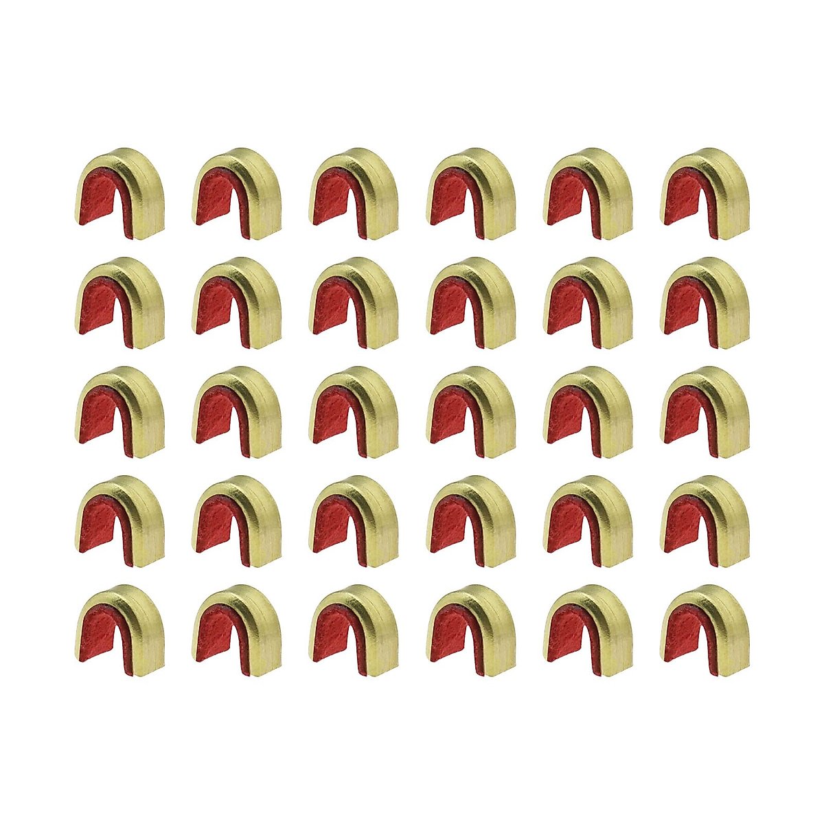 Create idea 30PCS Archery String Nocking Points Brass Bow String Nocks Buckle Clips for Compound and Recurve Bow String Accessories