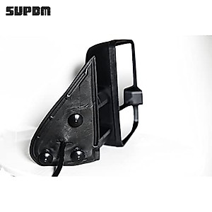 SUPDM Towing Mirrors Compatible for Chevy Silverado Suburban Tahoe GMC Serria Yukon 2003 04 05 2006 Power Heated side mirror w/Turn Signals Lights, Clearance Lamp, Running Light (Set of 2)