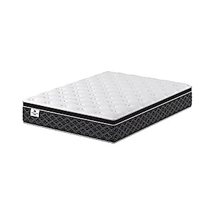 Kingsdown Euro Pillow Top Cushion Firm Innerspring Mattress Full Size, Cool Gel Memory Foam Layer Multi-Layered Comfort Cooling Sleep Quilted Premium Luxury Bed Mattresses 13.5-Inch, Prime Owington