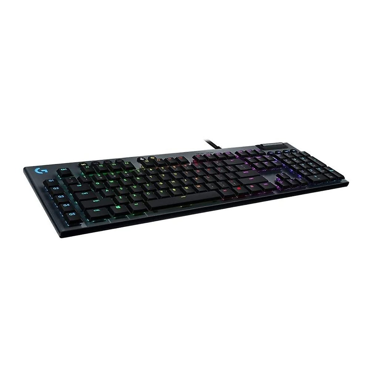 Logitech G G815 LIGHTSYNC RGB Mechanical Gaming Keyboard (GL Tactile) Bundle with Palm Rest and USB 3.0 Hub (3 Items)