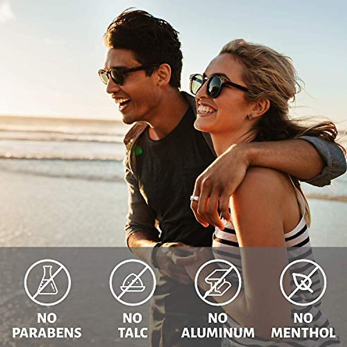 Chassis Ice Premium Natural Body Powder for Men, Anti-Chafing Powder with Odor-Absorbing Formula, Cooling Powder Free of Talc, Aluminum, Menthol, and Parabens, Original Fresh Scent