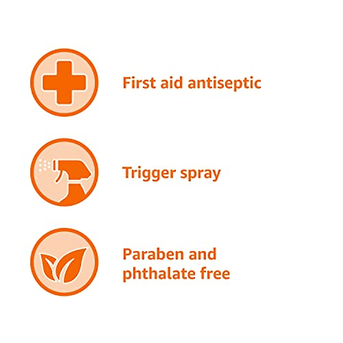 Amazon Basics Hydrogen Peroxide Topical Solution USP Spray Bottle, 10 Fl. Oz, Pack of 6