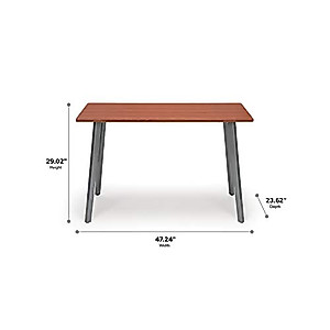 OFM Table Computer Desk, 48, Cherry