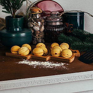 BIOL Lot 60 Oreshki Mold Oven Cookies Maker Oreshnitsa - Cookie Mold Oreshek Cake - Nut Cookie Shaped Molds - Mini Metal Mold Form Nuts for Sweet Russian Nuts Oreshki Molding for Baking