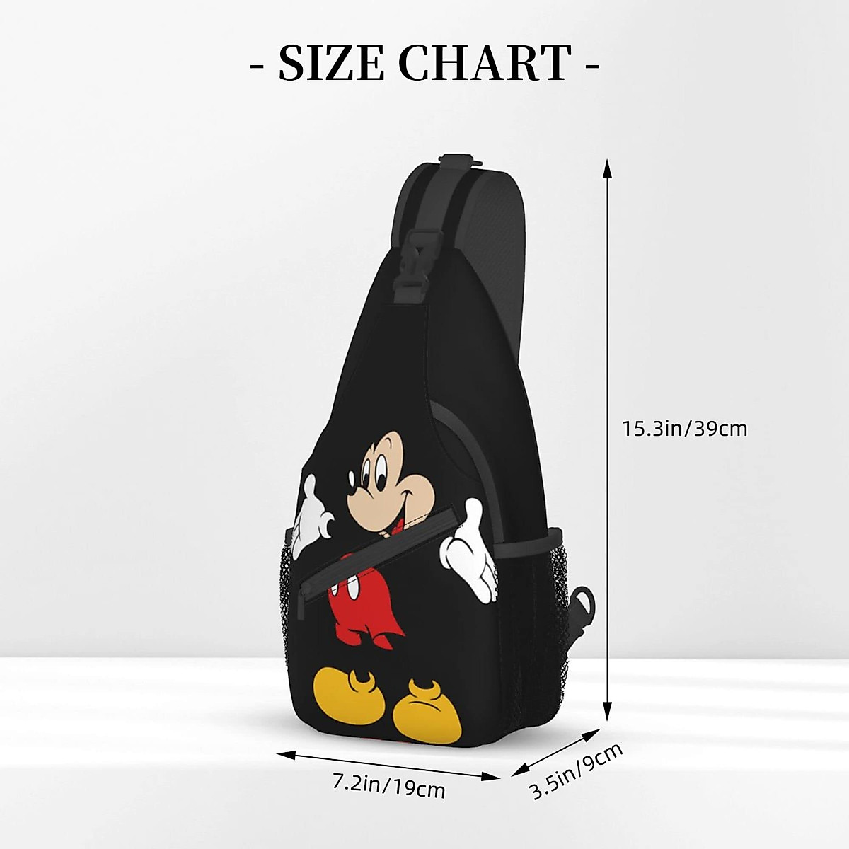Grehge ute Anime Cartoon Sling Bag Crossbody Backpack Shoulder Bag Lightweight Waterproof Chest Bag For Sports Outdoor Trave -F25