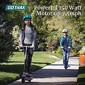 Gotrax GKS Electric Scooter, Kick-Start Boost and Gravity Sensor Kids Electric Scooter, 6" Wheels UL Certificated E Scooter for Kids Age of 6-12 (Pink)