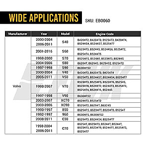 EWK Volvo S40 S60 XC90 Timing Tool Volvo Camshaft Locking Tool Kit 9995452