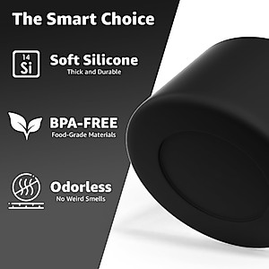 Jmoe USA Boot for RTIC Jug | Protects Against Dents & Scratches | Silicone Sleeve Protector for Bottom of Jug | Covers The Bottom of The Jug | Made of Durable BPA Free Silicone (Black, One-Gallon)