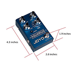JOYO R-07 Aquarius Multi Mode Delay Looper Guitar Effect Pedal