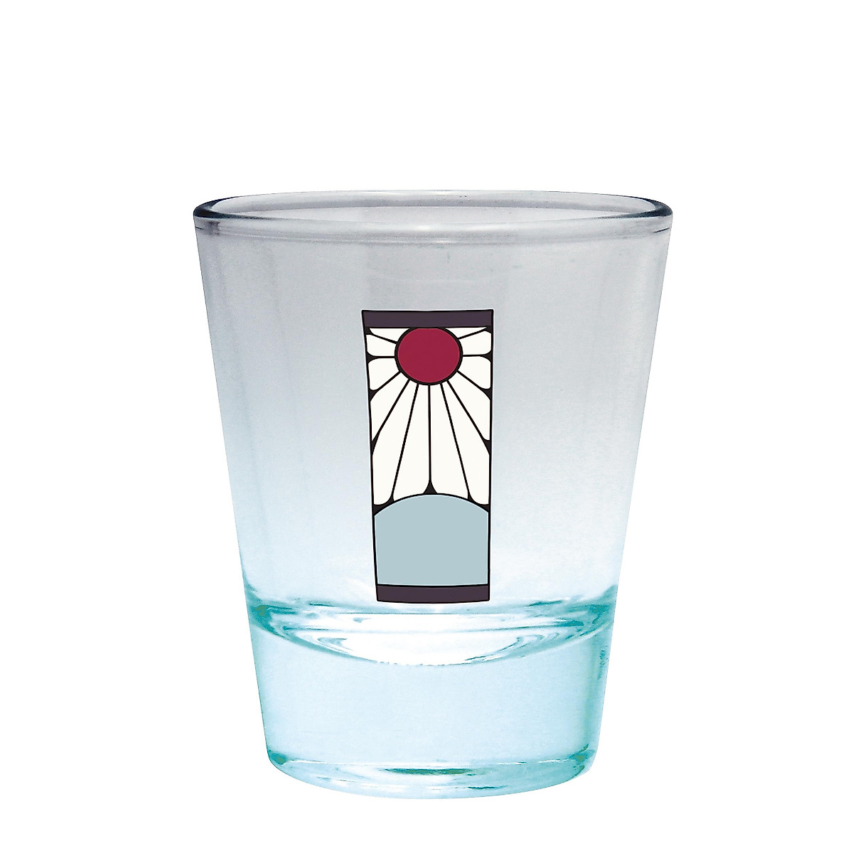 ABYSTYLE Demon Slayer Kimetsu No Yaiba Tanjiro Shot Glasses Tanjiro's haori, The Series Logo, Tanjiro's Warding Mask, and Tanjiro's Hanafuda Earrings Anime Manga Drinkware Gift 4 Pcs