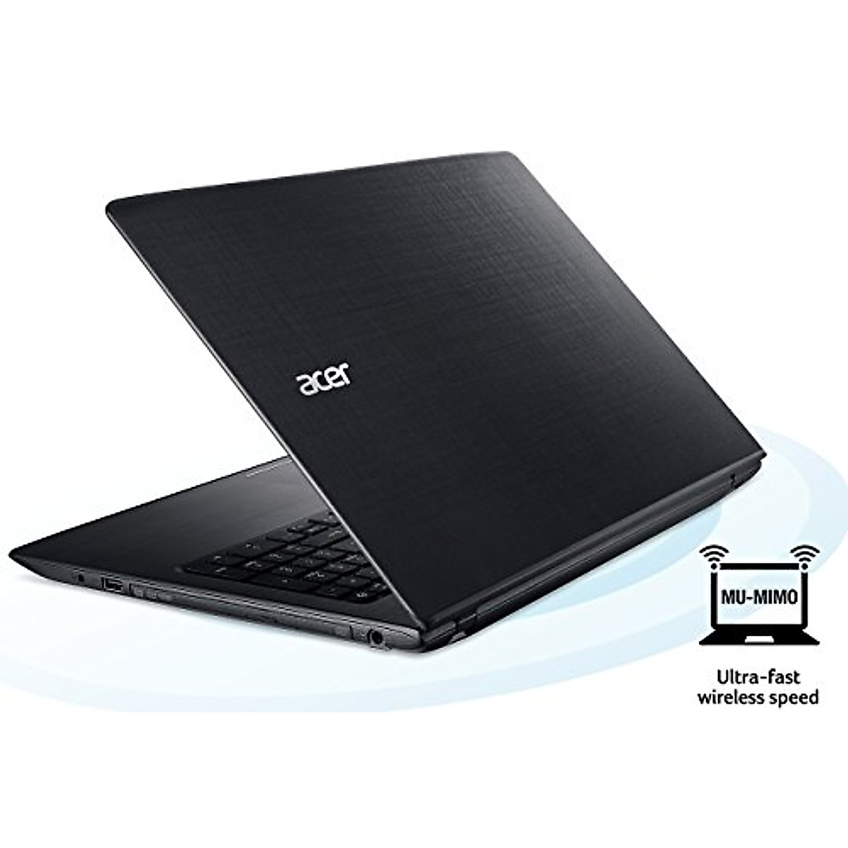 Acer Aspire E 15 E5-575-33BM 15.6-Inch FHD Notebook (Intel Core i3-7100U 7th Generation , 4GB DDR4, 1TB 5400RPM HD, Intel HD Graphics 620, Windows 10 Home), Obsidian Black