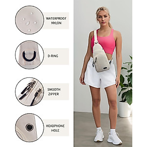 Small Sling Bag for Men Women One Strap Shoulder Crossbody Backpack with USB Charging Port for Hiking Cycling Travel Black