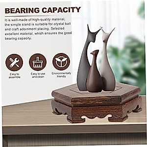 Yardwe 1pc Tank Flower Modern Desktop Vintage Stand Riser Artware Ball Bowl Aquarium Shelf Plant Cm Globe Tabletop Tray Platform Yard Sphere Room Garden Bonsai Display Fish Hexagon Drink