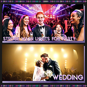 8PCS LED Stage Lights RGB - 54x3W DJ Par Lights,Gradient,DMX Controlled Sound Activated Auto,Strobe Wash Lights for Party Home Wedding Concert Church Festival Dance Floor Lighting