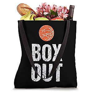 Funny Basketball Coach Gift Box Out Saying Tote Bag